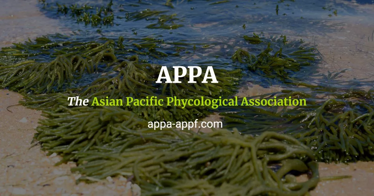 APPA | The Asian Pacific Phycological Association
